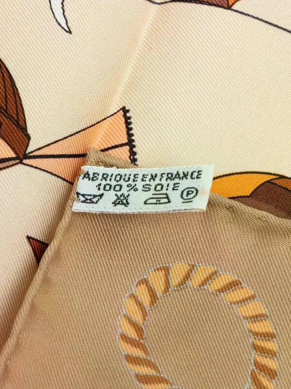 Hermès Les Folies Du Ciel Silk Handkerchief