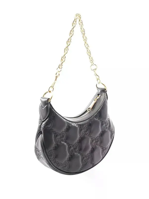 Gucci Mini Gg Marmont Matelassé Calfskin Satchel - Black