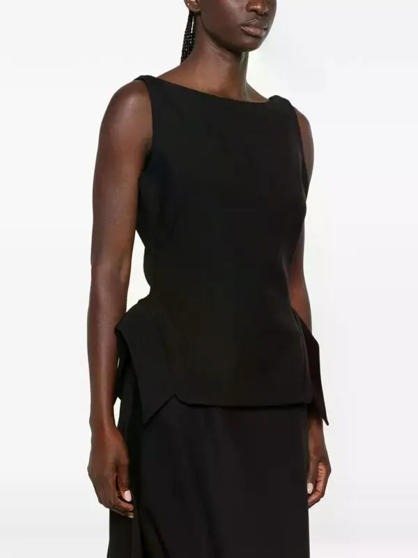 RÓHE Deconstructed Peplum Top