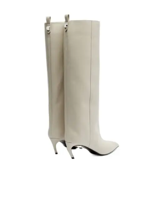 Attico White High Boots