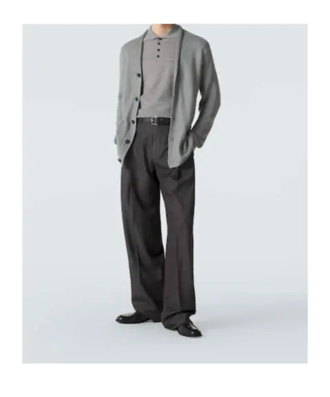 Giorgio Armani Cashmere And Silk Polo Shirt