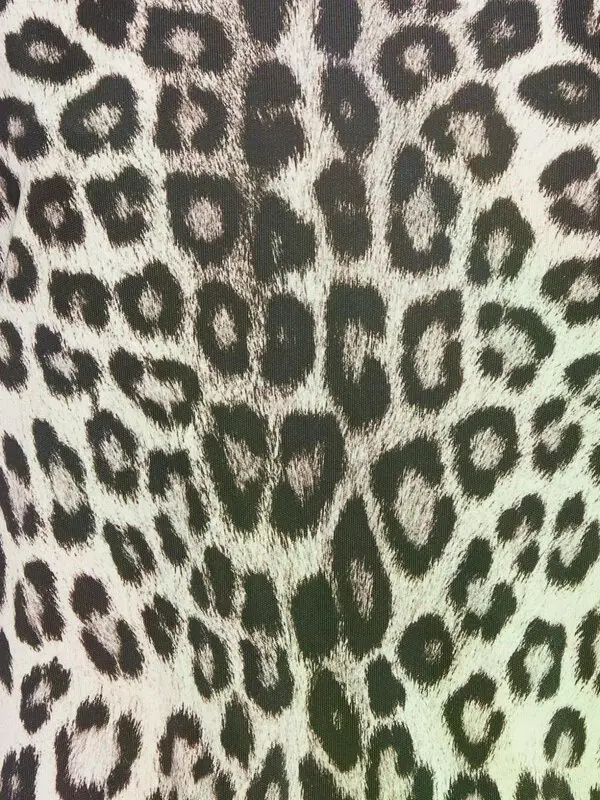 Roberto Cavalli Animal Print Kaftan Top
