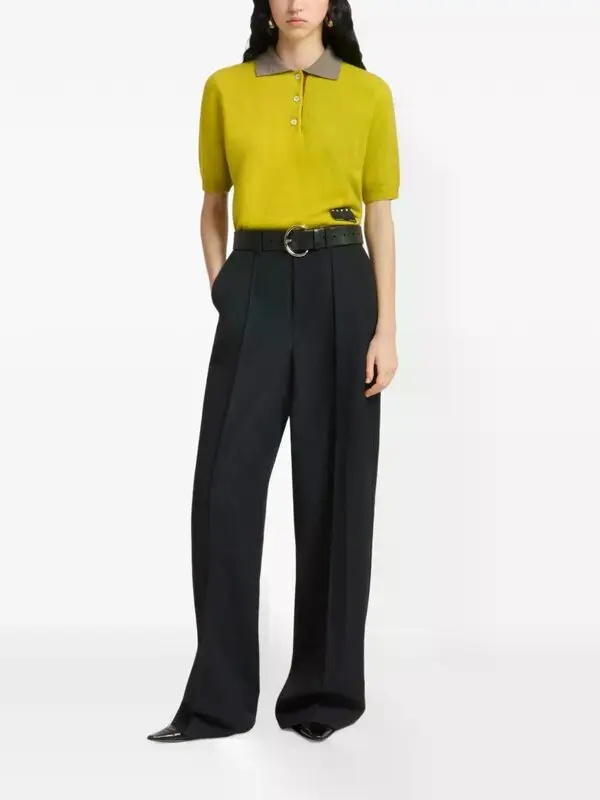 Marni Wool Wide-leg Trousers