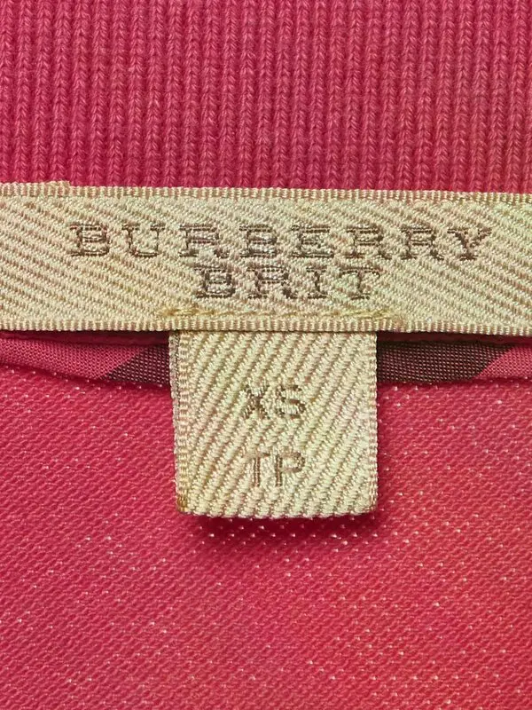 Burberry Cotton Pique Polo Shirt
