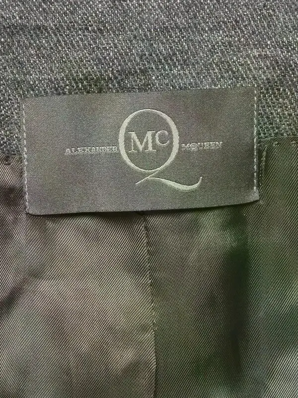 Alexander McQueen Cropped Blazer With Zip Detail