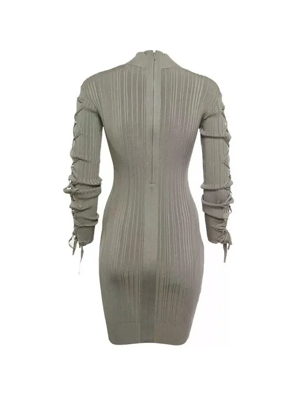 Herve Leger Rib-knit Mini Dress