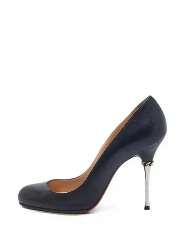 CHRISTIAN LOUBOUTIN Chain-link Heel Pumps - Black