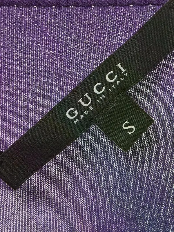 Gucci Cowl Neck Long Sleeve Blouse