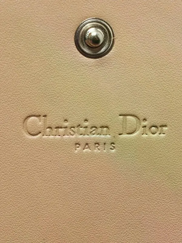 Dior 2005 Trotter Bow-detail Wallet