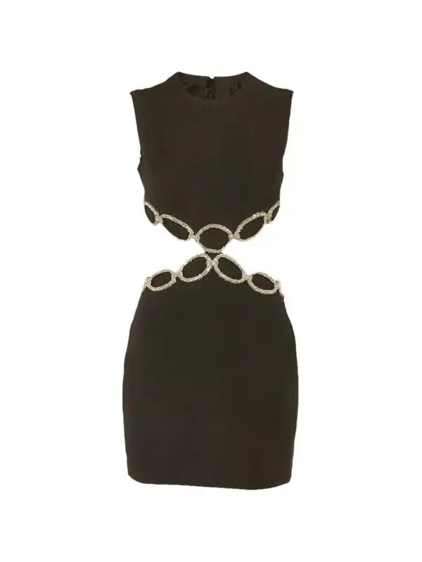 Valentino Garavani Cut-out Detail Mini Dress - Black