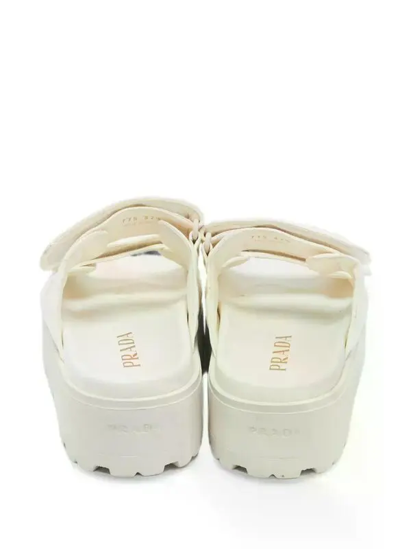 Prada Quilted Platform Sandals