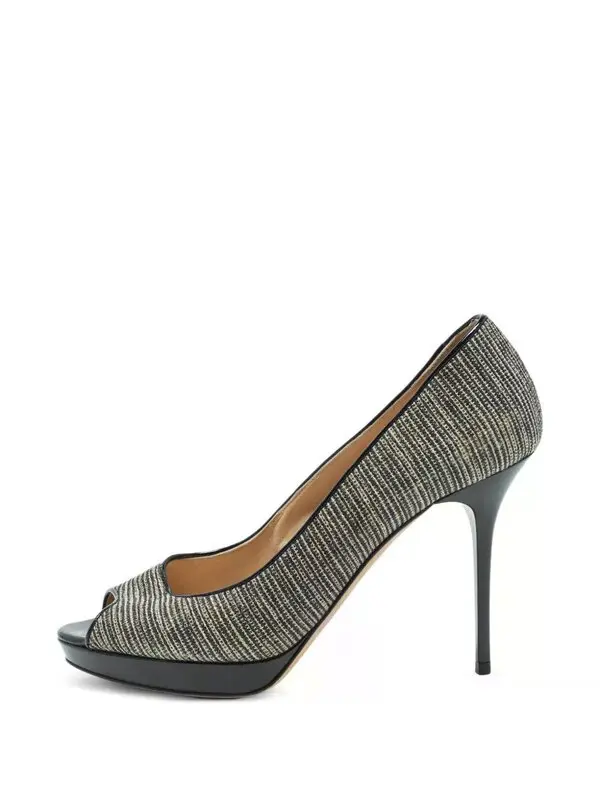 JIMMY CHOO Luna Peep-toe Pumps