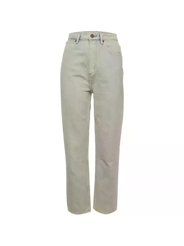 Sandro Straight-leg Jeans With Snow-wash Finish