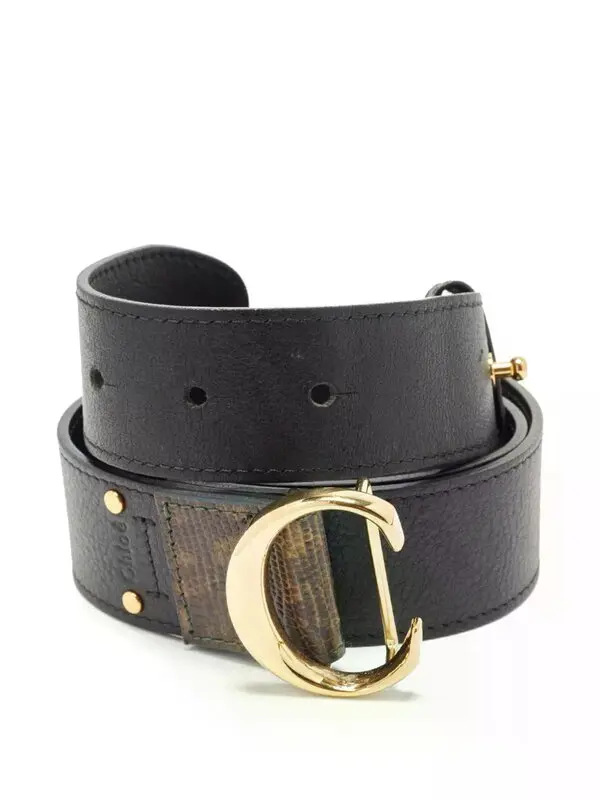 Chloé C Buckle Leather Belt