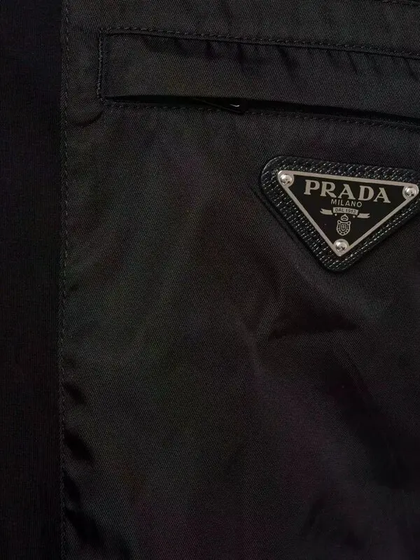Prada Re-nylon Patch Pocket Polo Shirt