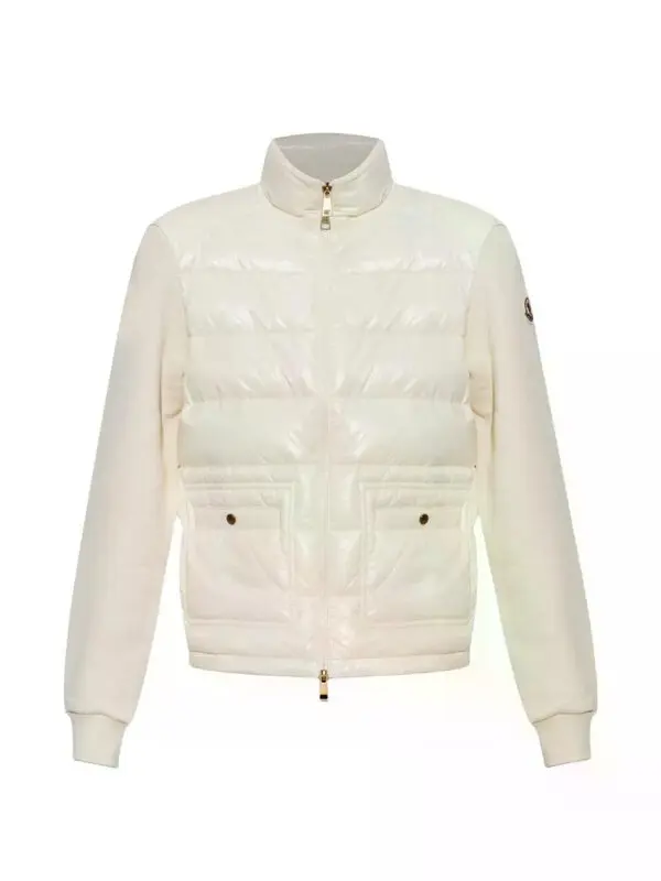 Moncler Horizontal-quilted Padded Jacket - White