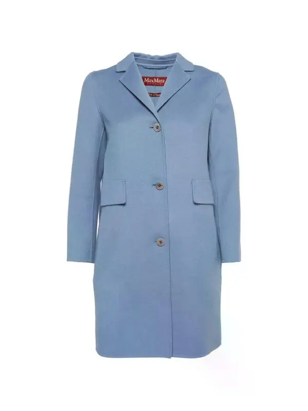 Max Mara Felt Coat - Blue
