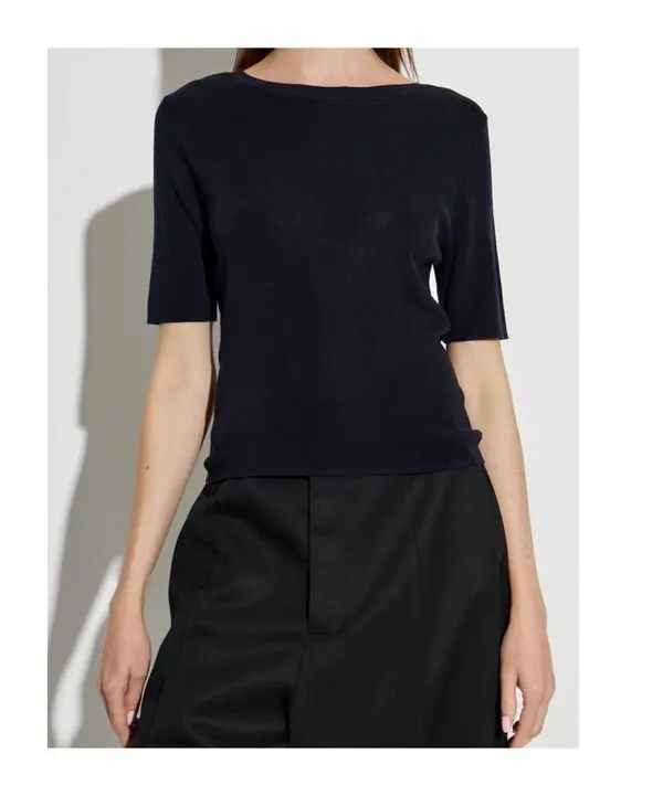 Officine Générale Ribbed Neckline T-shirt