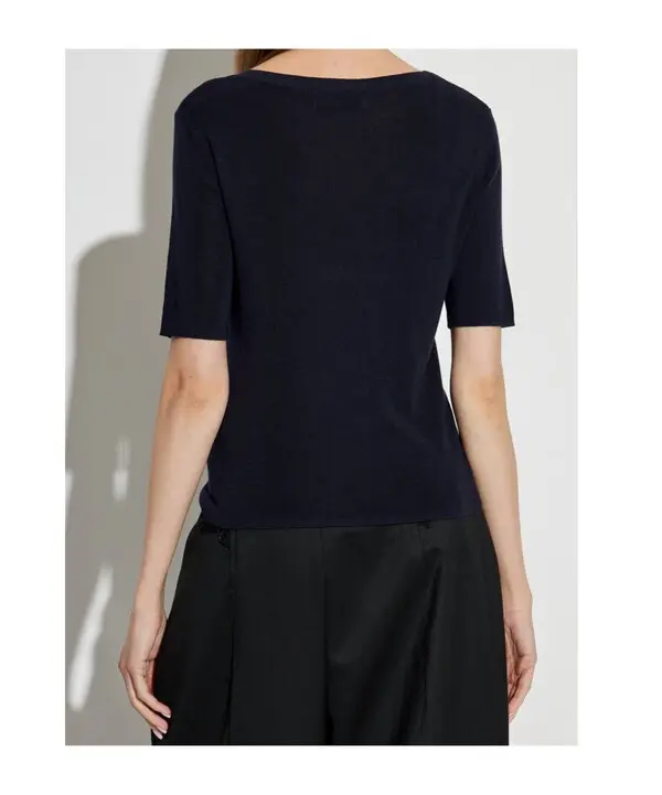 Officine Générale Ribbed Neckline T-shirt