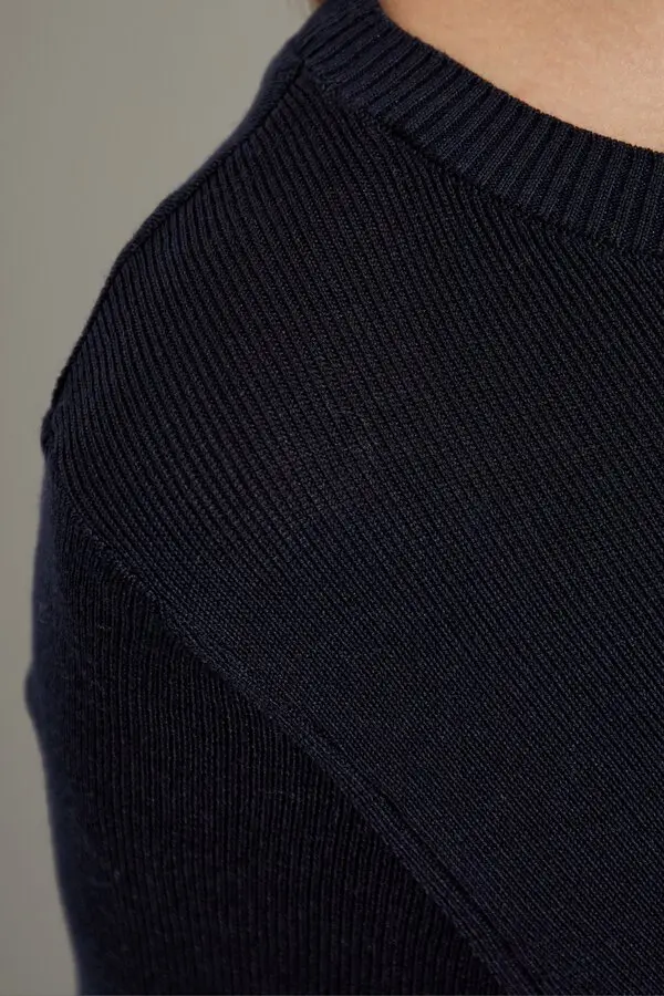 Officine Générale Ribbed Neckline T-shirt
