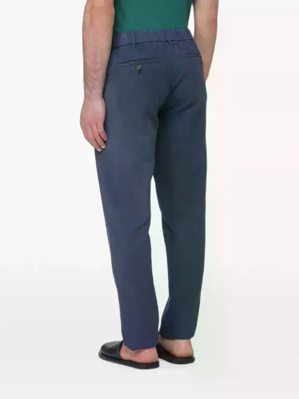 MYTHS Drawstring-waist Twill Chino Pants