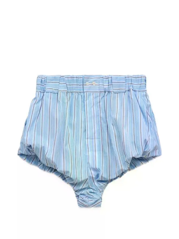 Marni Striped Poplin Bloomers - Blue
