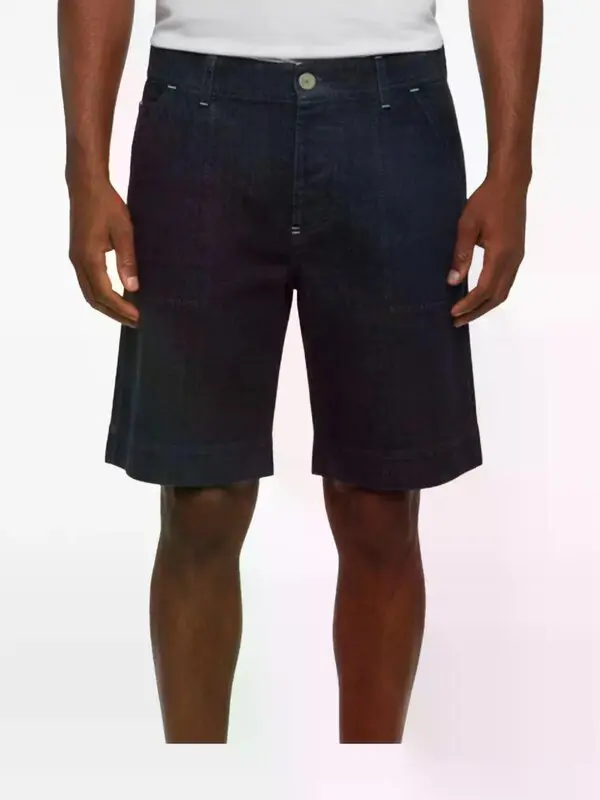 Jacquemus Straight-cut Denim Shorts - Blue