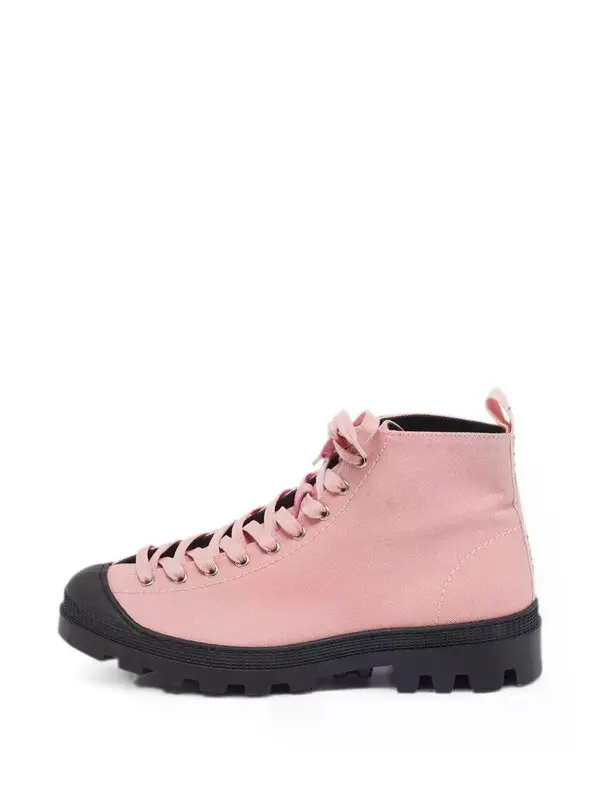 Loewe Canvas Ankle Boots - Pink