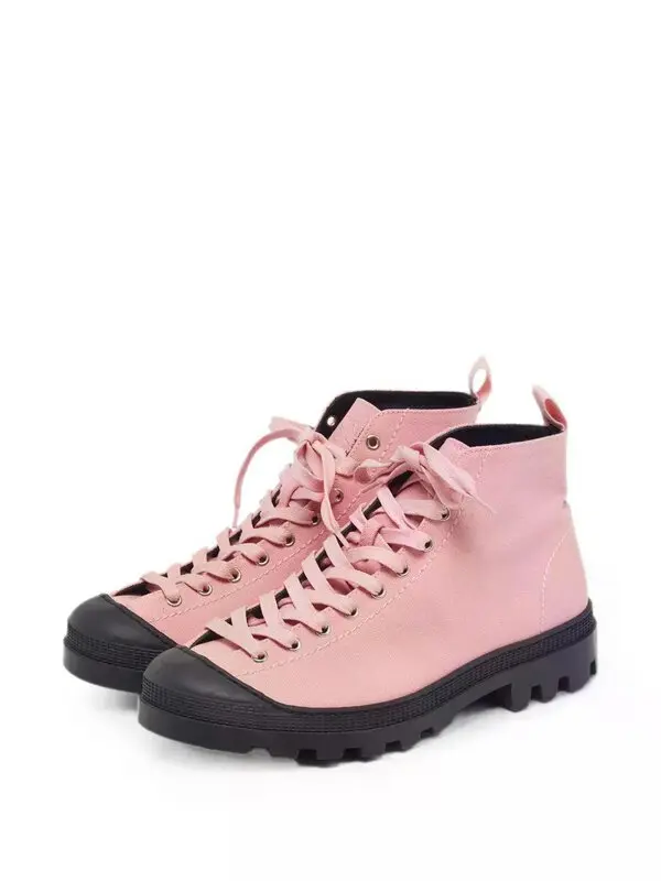 Loewe Canvas Ankle Boots