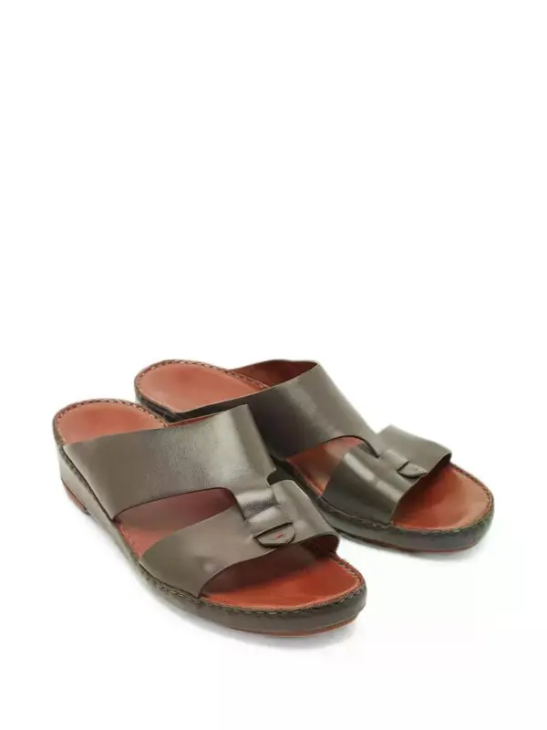 Loro Piana Buckle Slide Sandals