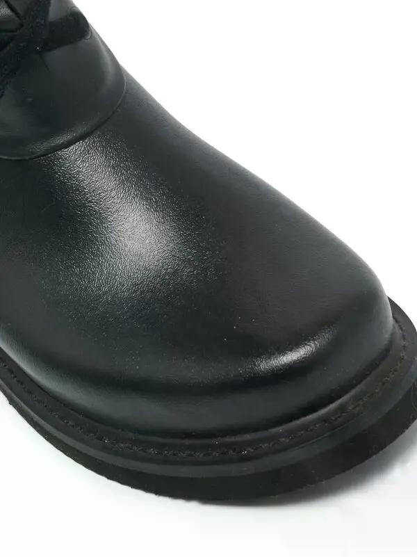 Off-White Quote Motif Lace-up Boots