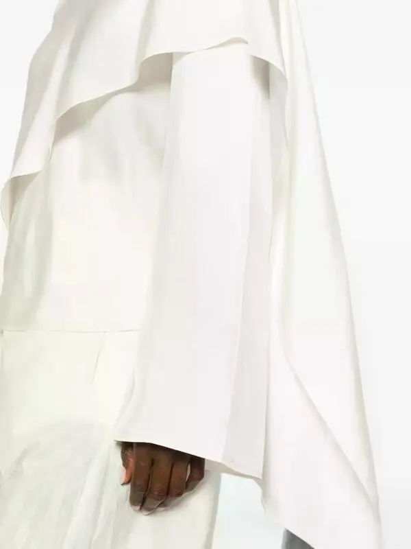 RÓHE Draped Silk Top