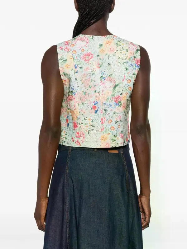 Farm Rio Rendeira Vest - White