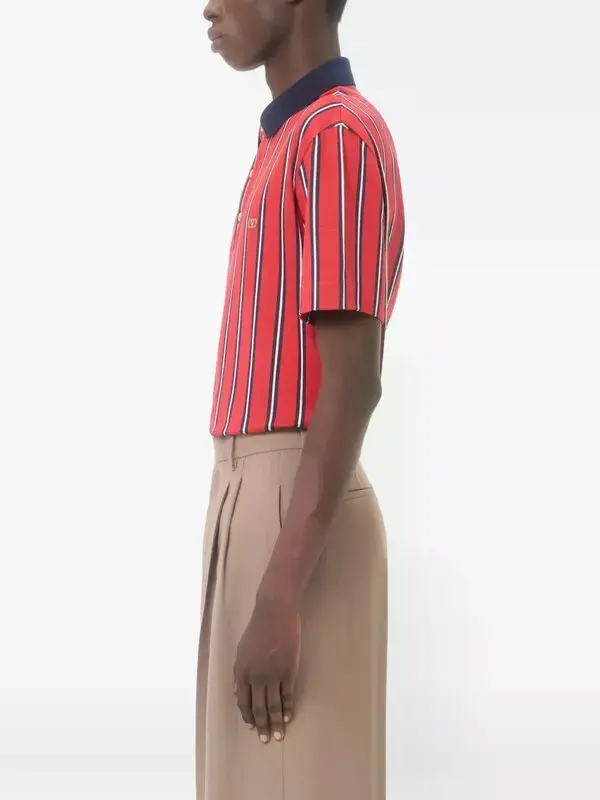 Valentino Garavani Striped Polo Top