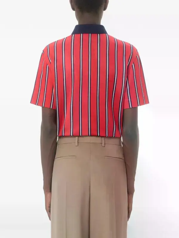 Valentino Garavani Striped Polo Top
