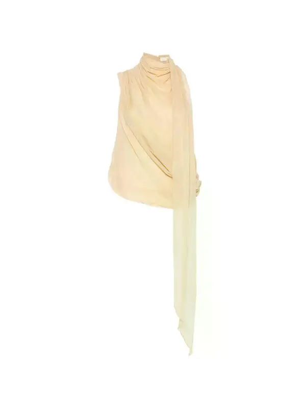 DE LA VALI Menorca Draped Top