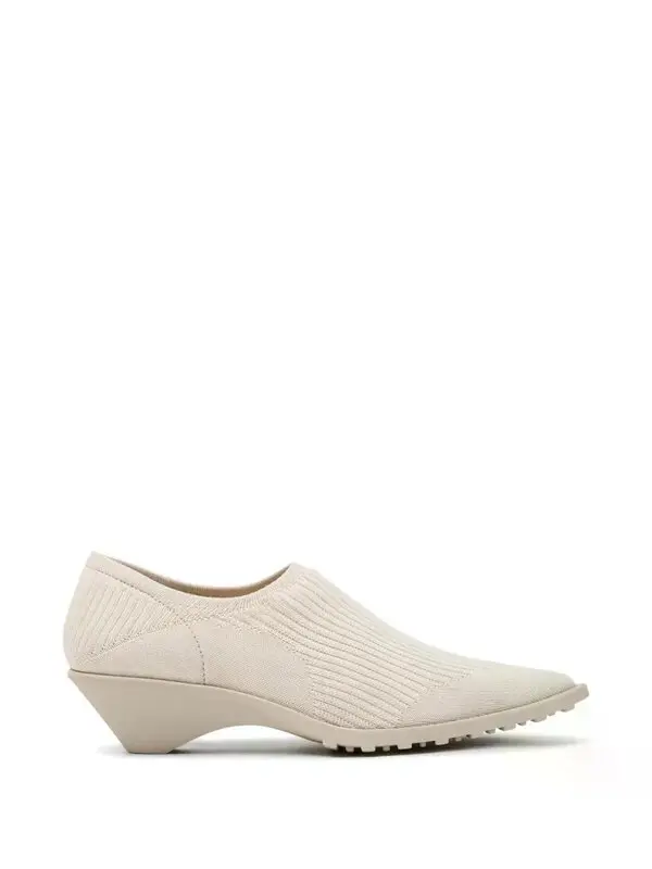 Camper X Issey Miyake Anna Ribbed Loafers - Neutrals