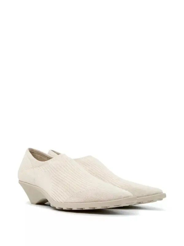 Camper X Issey Miyake Anna Ribbed Loafers - Neutrals