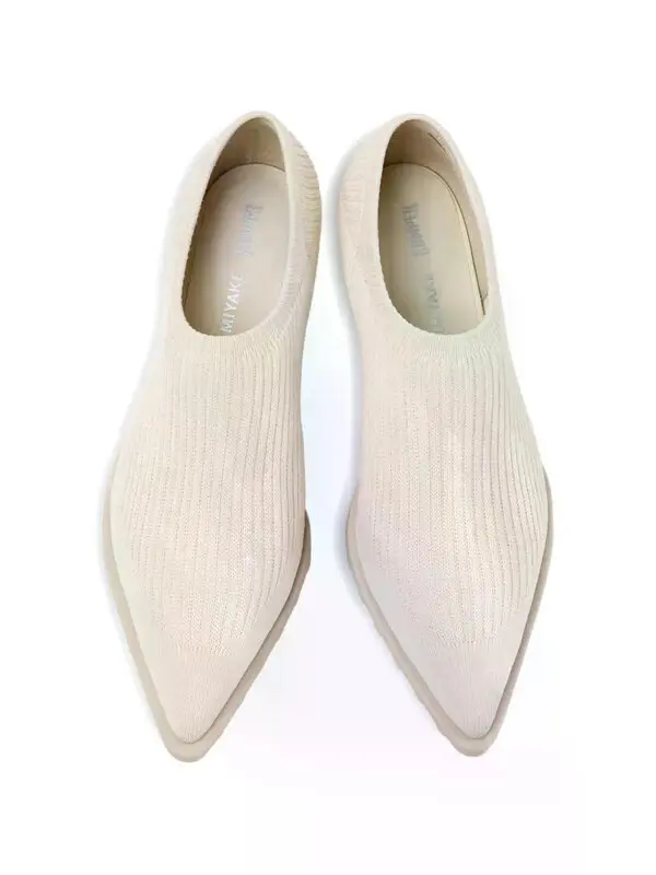 Camper X Issey Miyake Anna Ribbed Loafers - Neutrals