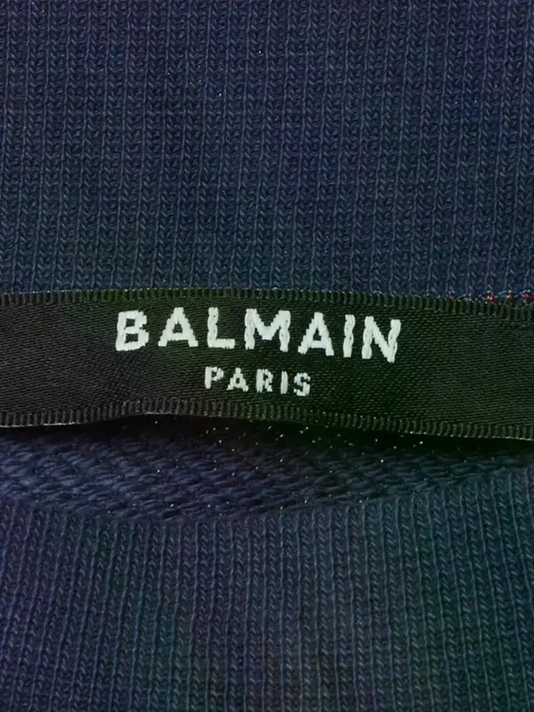 Balmain Logo Print Sweatshirt