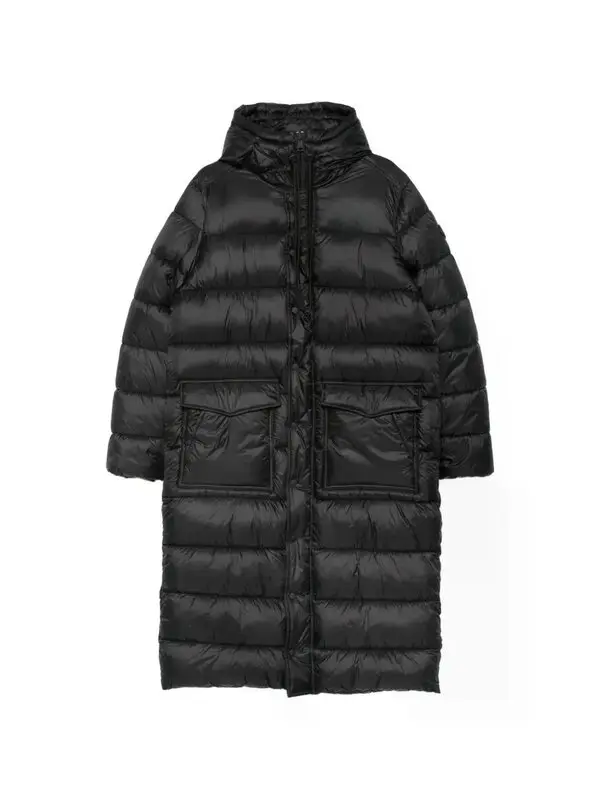 SERGIO MORETTI FIRENZE Quilted Hooded Coat