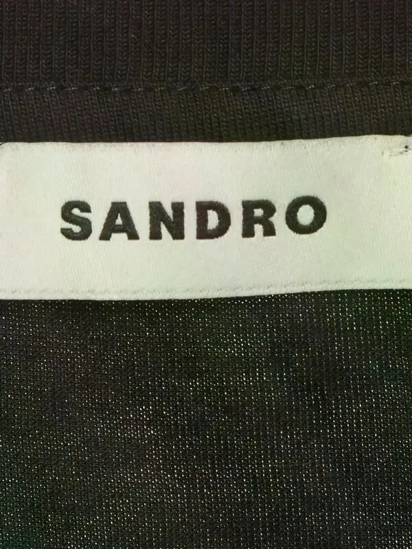 Sandro Embellished Cropped T-shirt