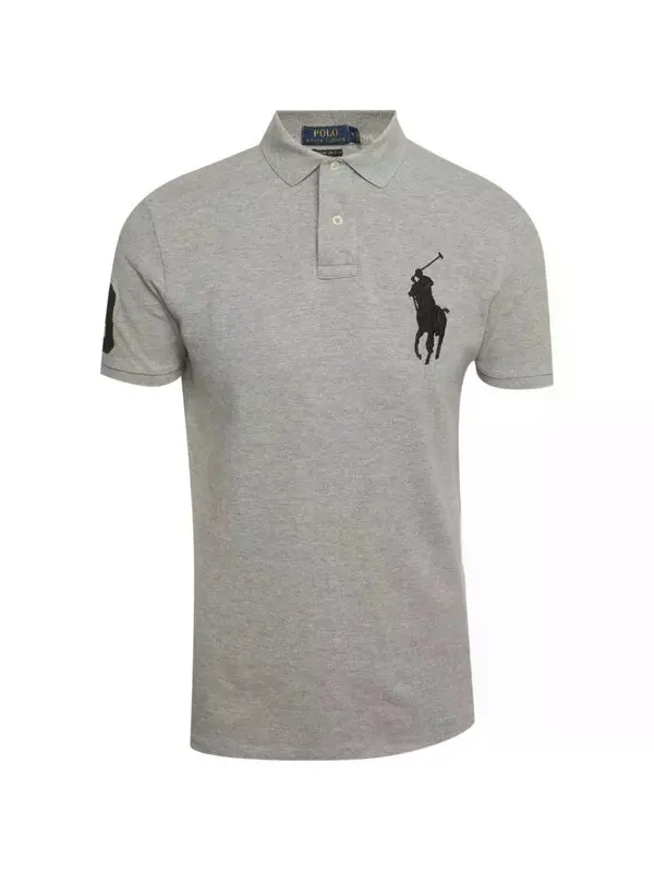 Polo Ralph Lauren Pique Polo Shirt - Grey