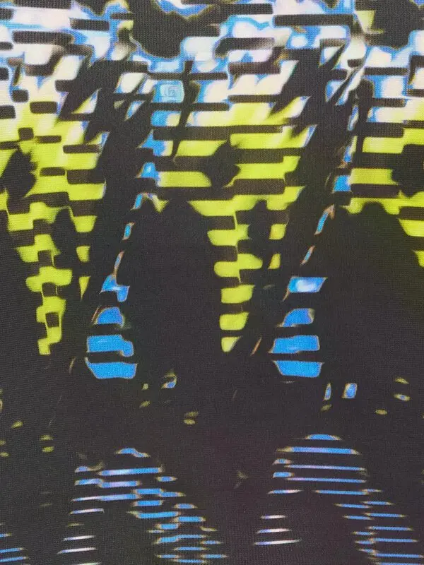 Roberto Cavalli Sleeveless Graphic Print Mini Dress