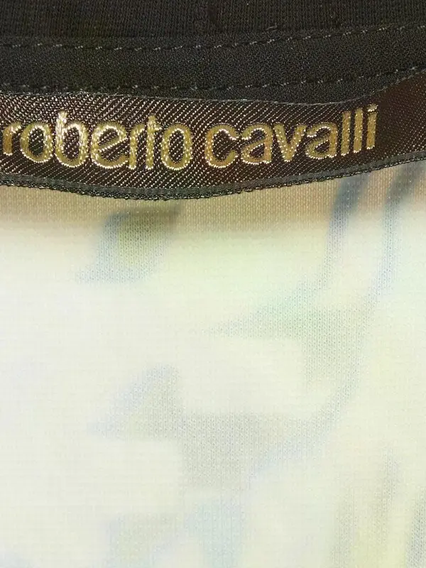 Roberto Cavalli Sleeveless Graphic Print Mini Dress