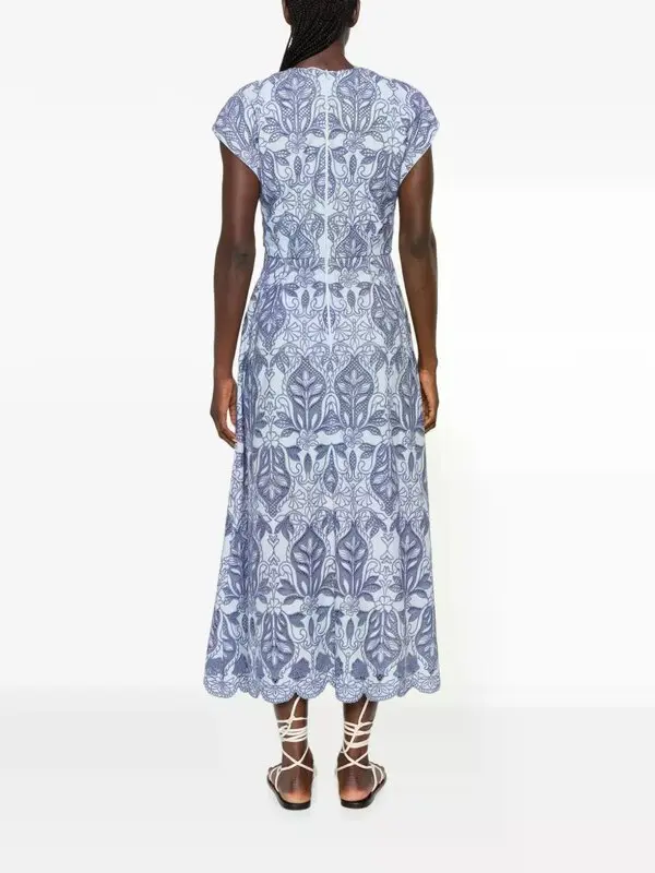 Rebecca Vallance Blooming Lanterns Embroidered Maxi Dress