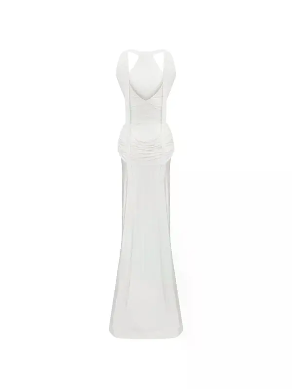 OCCLEUS Merelyn Draped-design Slit-detail Maxi Dress
