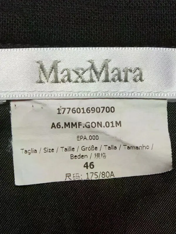Max Mara Plissé-trim Pencil Midi Skirt
