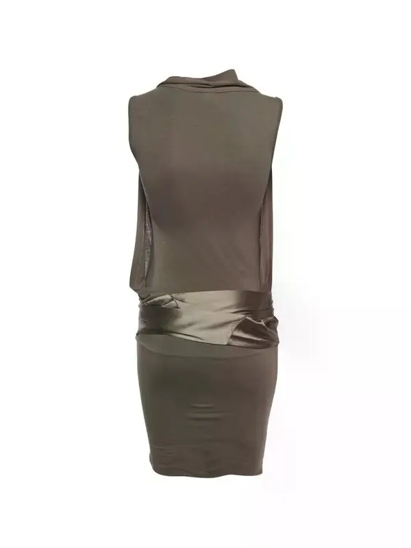 Brunello Cucinelli Belted Jersey Mini Dress