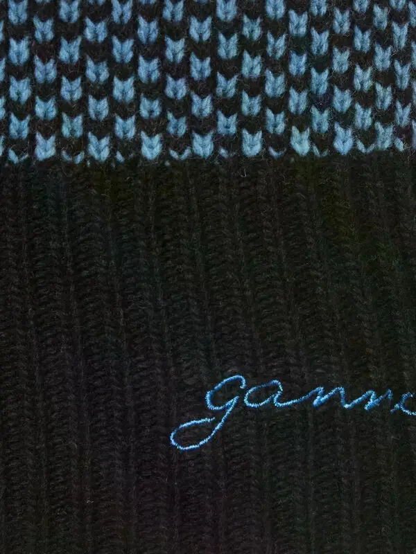 GANNI Rib-knit Sweater Vest